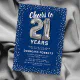 Silver Balloon 21st Birthday Invitation | Zazzle
