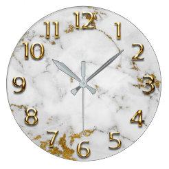 Gold Wall Clocks | Zazzle UK