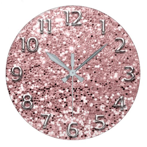Pink Wall Clocks | Zazzle UK
