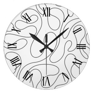 Pencil Drawing Wall Clocks | Zazzle UK