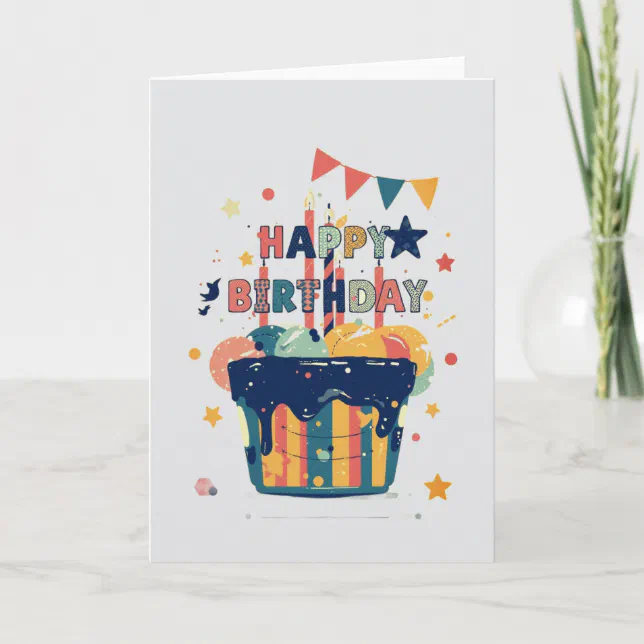 simple design birthday card | Zazzle