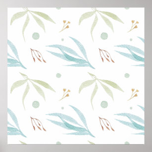 Watercolor Pattern Posters & Prints | Zazzle UK