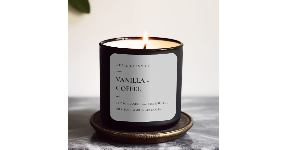 SIMPLE ELEGANT MINIMAL MODERN DUSKY GREY SQUARE STICKER | Zazzle