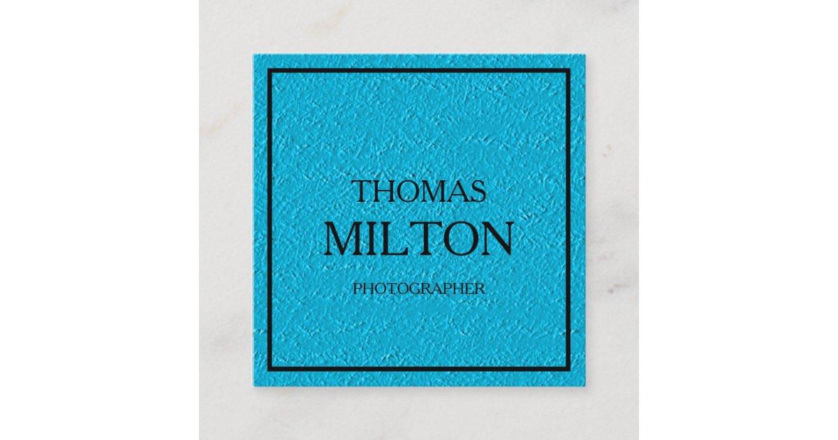 Simple Elegant Minimalist Modern QR Code Square Bu Square Business Card ...