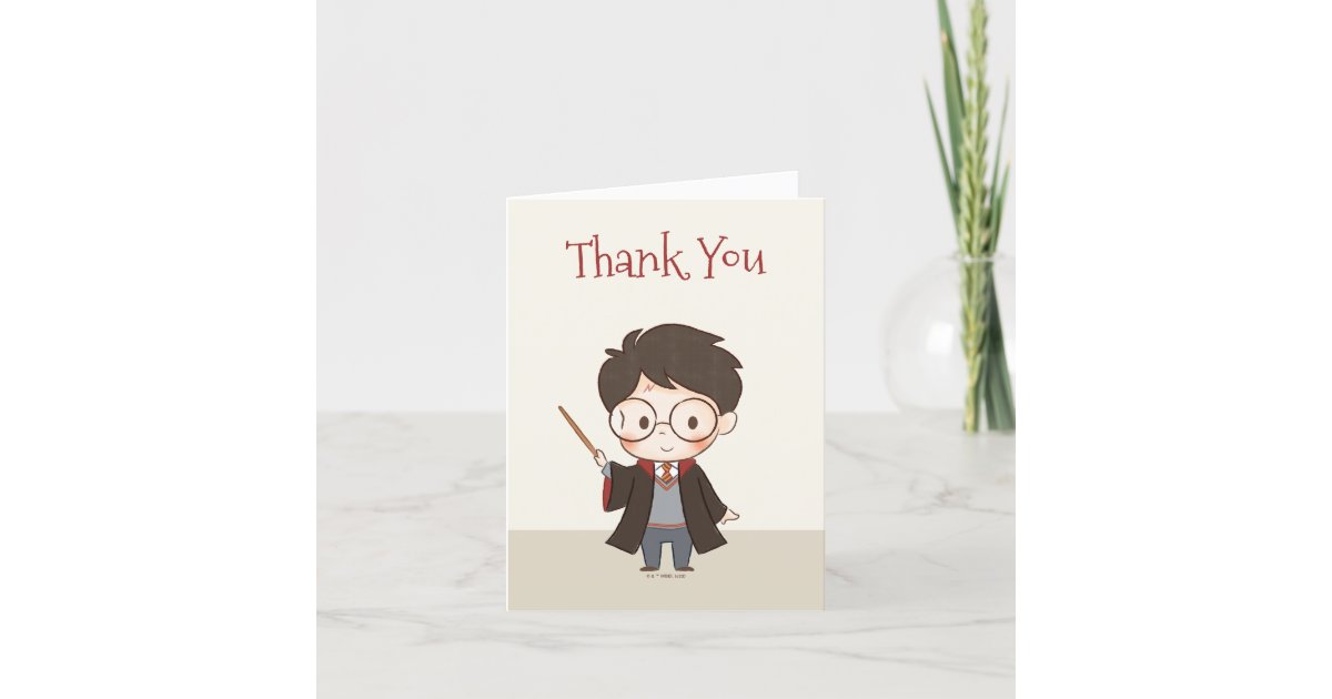 Simple Harry Potter Thank You Card | Zazzle