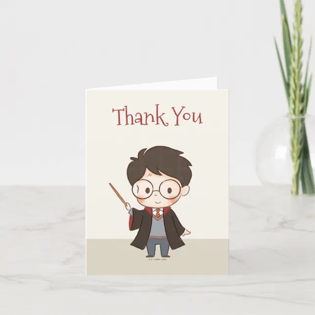 Simple Harry Potter Thank You Card | Zazzle