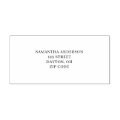 Simple Modern Return Address Self-inking Stamp | Zazzle