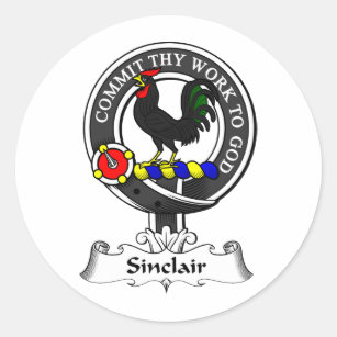 Sinclair Coat Of Arms Stickers & Labels | Zazzle UK