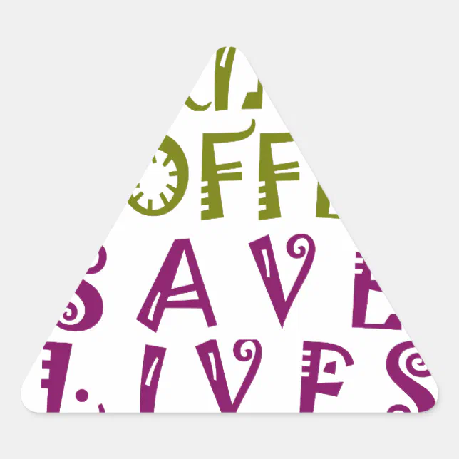 Sip, Snap Repeat Chasing Caffeine Selfies design Triangle Sticker | Zazzle