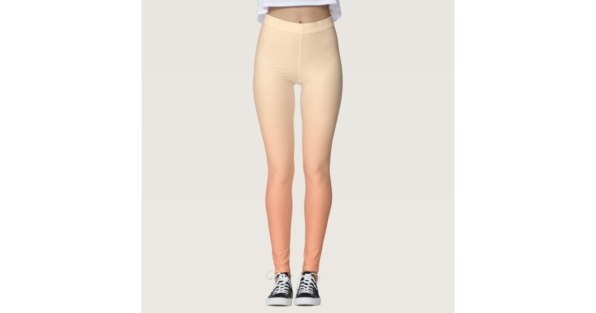 Skin Tone Gradient Leggings | Zazzle
