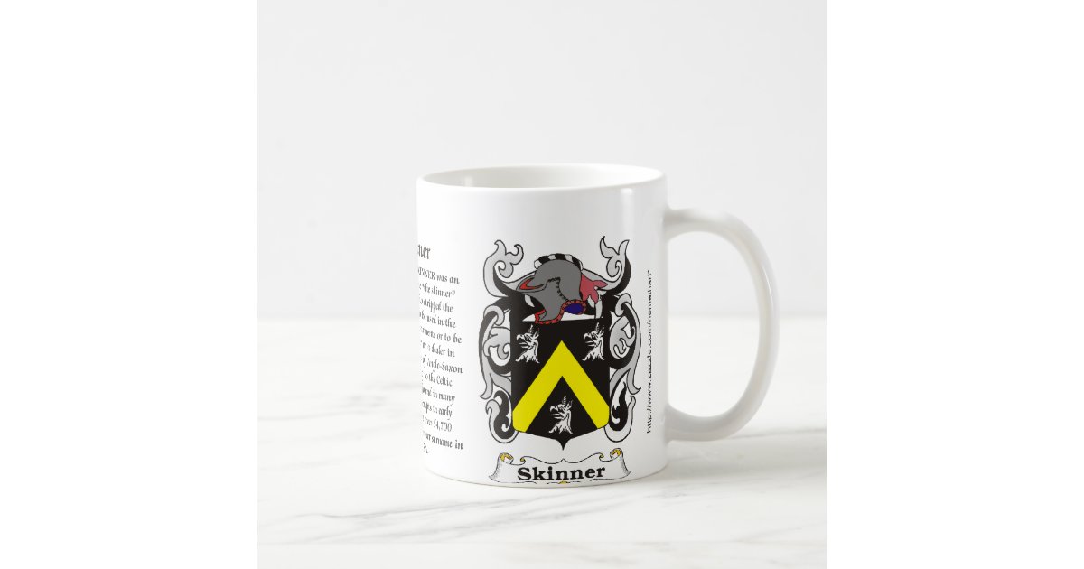 Skinner Family Coat of Arms mug | Zazzle