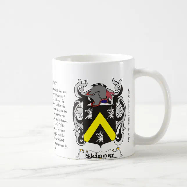Skinner Family Coat of Arms mug | Zazzle
