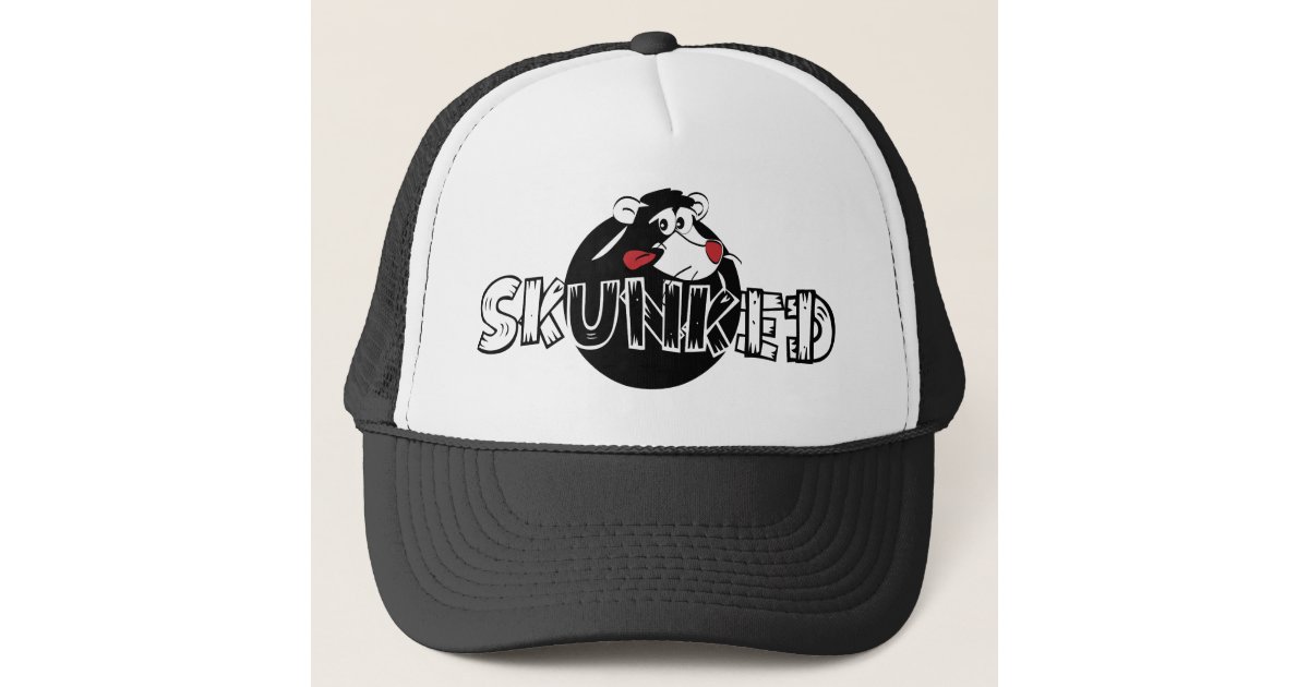 Skunked Skunk Trucker Hat | Zazzle
