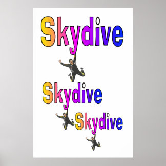 Skydiving Posters | Zazzle.co.uk