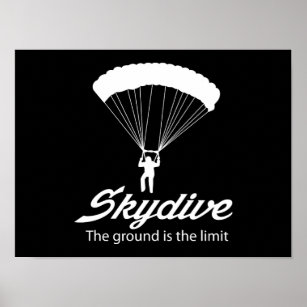 Skydiving Posters & Prints | Zazzle UK