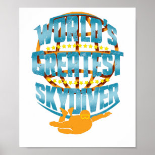 Skydiving Posters & Prints | Zazzle UK