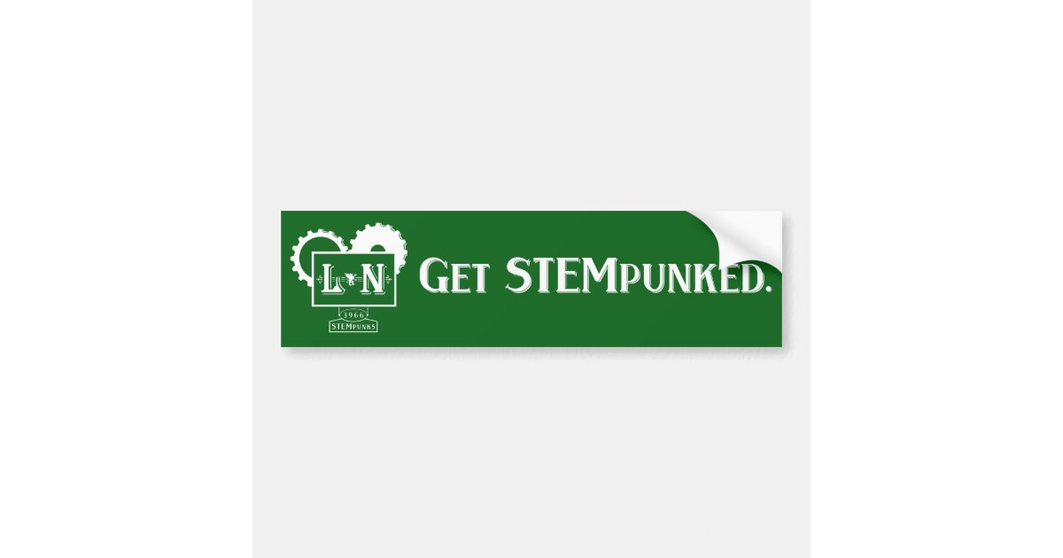 Slogan and Logo Bumper Sticker | Zazzle