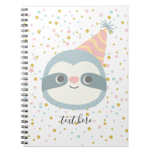 Sloth Notebooks | Zazzle.co.uk