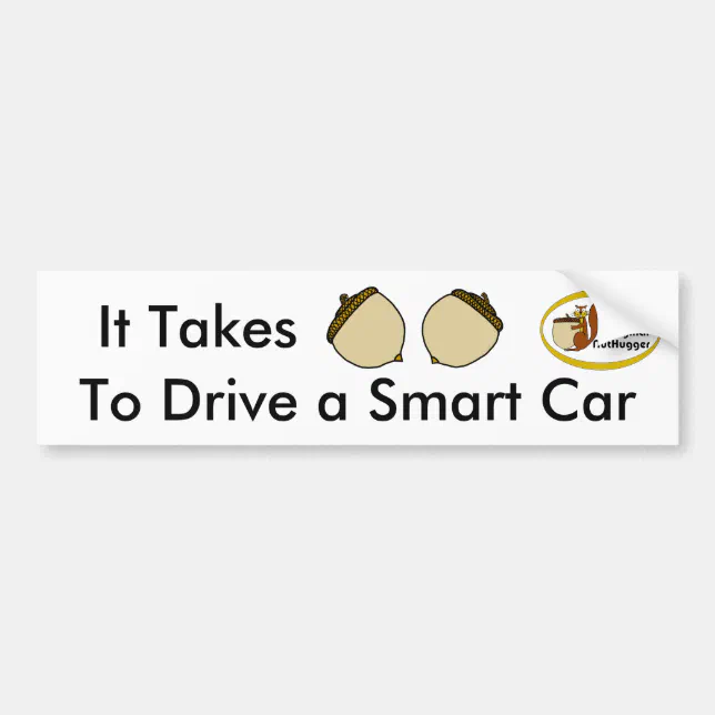 Smart Car Bumper Sticker | Zazzle