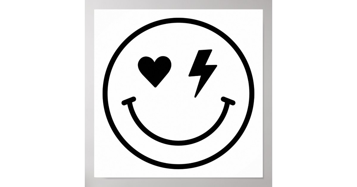Smiley Face Poster | Zazzle