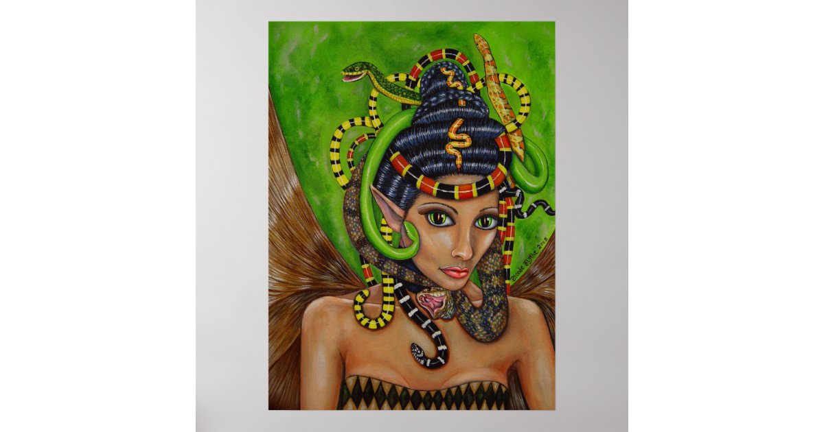 Snake Queen Fairy Poster | Zazzle