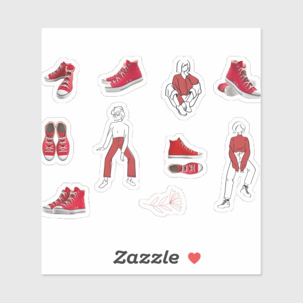 Footwear Stickers & Labels | Zazzle UK