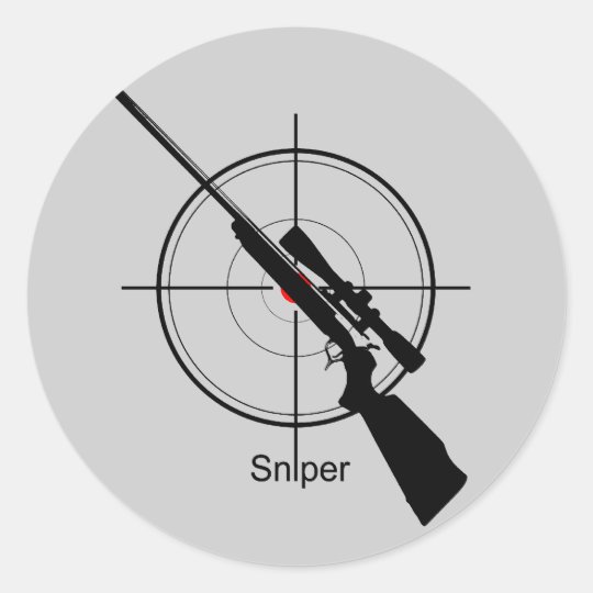 Sniper - sticker | Zazzle.co.uk