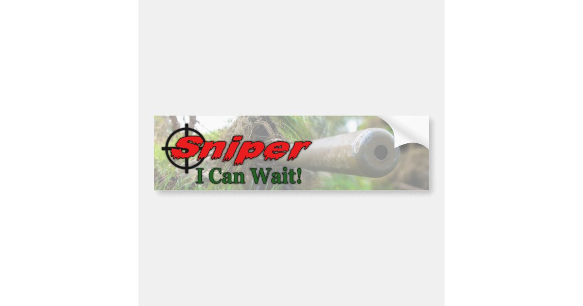 Snipers army navy marines lrrp lrrps recon bumper sticker | Zazzle