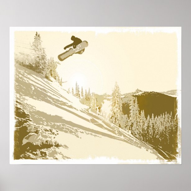 Snowboard Posters & Prints | Zazzle UK