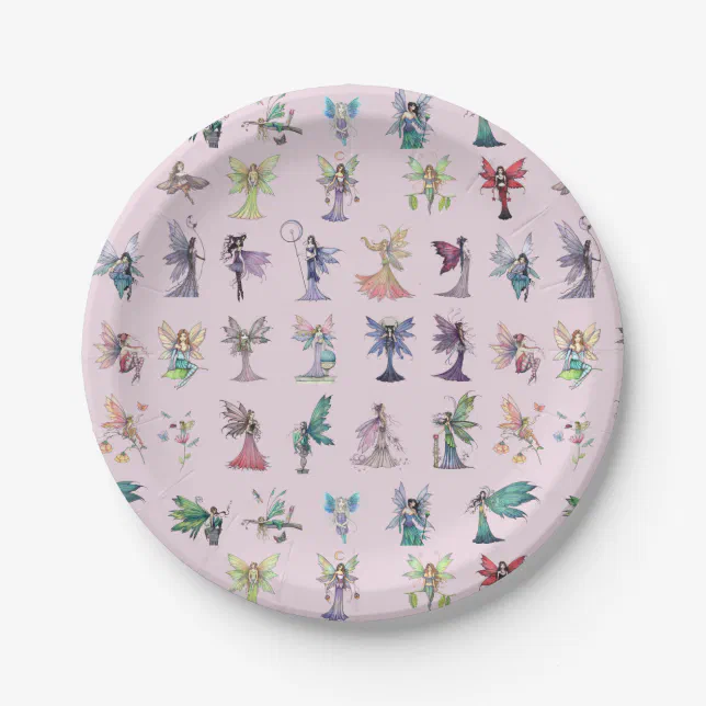 So Many Fairies Fairy Art by Molly Harrison Paper Plate | Zazzle
