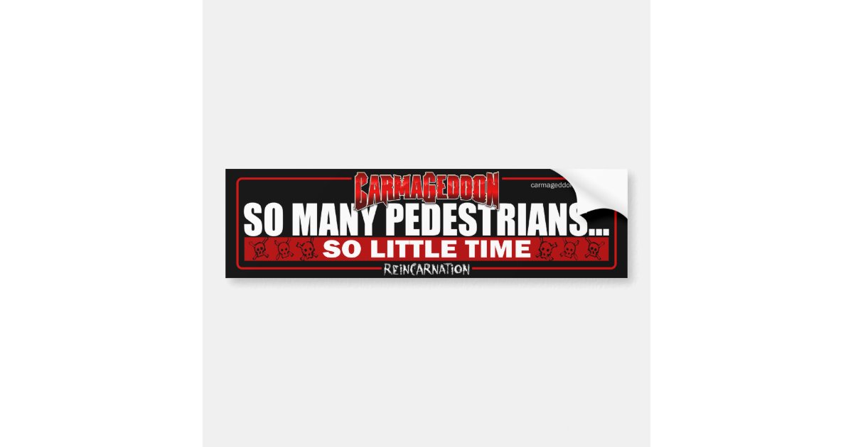 So Many Peds Bumper Sticker | Zazzle