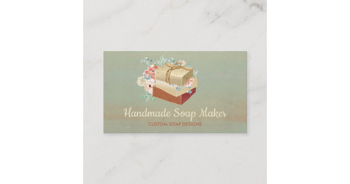 Soap Maker Rustic Business Card | Zazzle