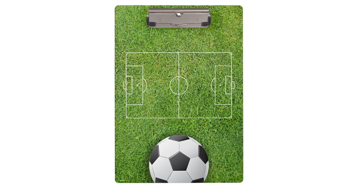 Soccer Football Coach Clipboard | Zazzle