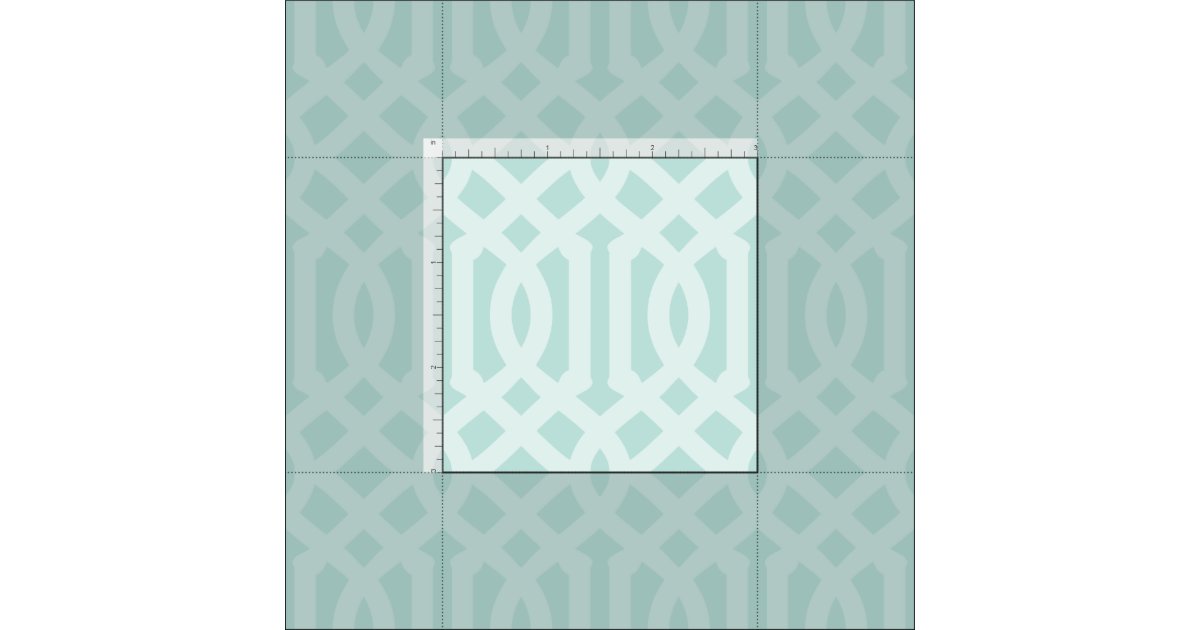 Soft Mint Trellis Fabric | Zazzle