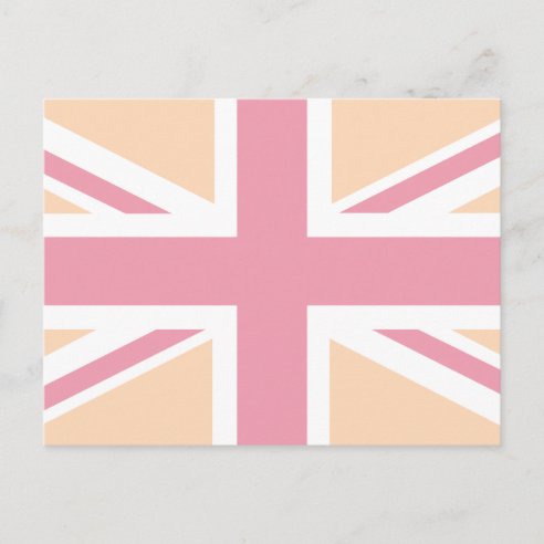 Pink Union Jack Postcards | Zazzle UK