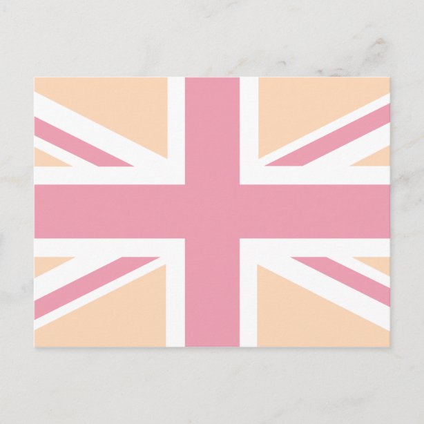 Pink Union Jack Postcards | Zazzle UK
