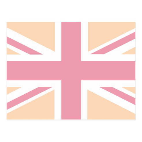 Pink Union Jack Postcards | Zazzle UK