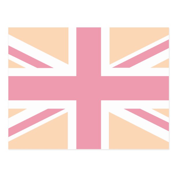 Pink Union Jack Postcards | Zazzle UK