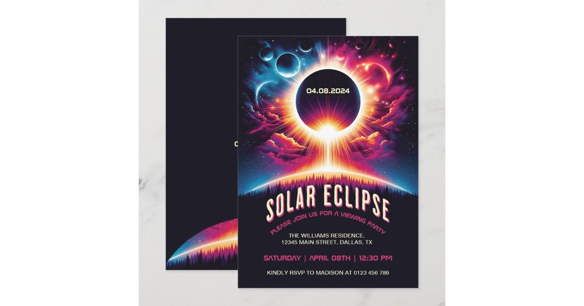 Solar Eclipse viewing party Invitation | Zazzle