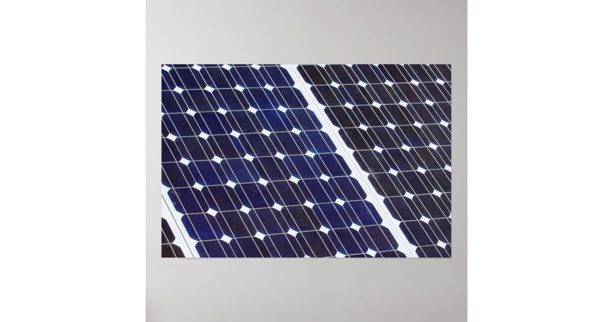 Solar panel poster | Zazzle