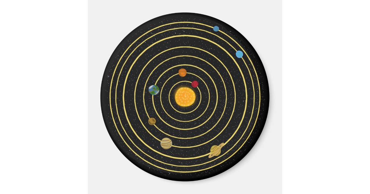 Solar System Magnet | Zazzle