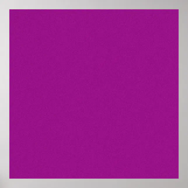 solidV DARK BRIGHT PURPLE COLOR SOLID BACKGROUND W Poster | Zazzle