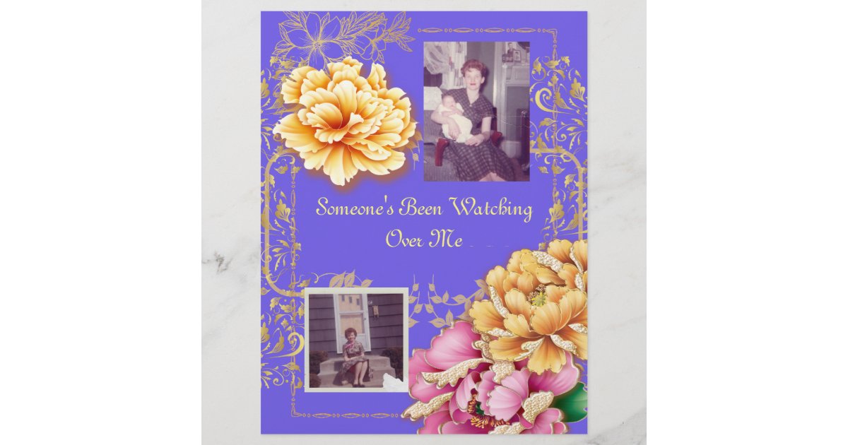 Someone's been watching over me poem | Zazzle