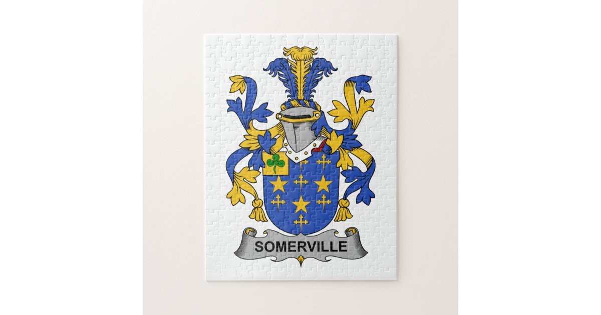 Somerville Family Crest Jigsaw Puzzle | Zazzle