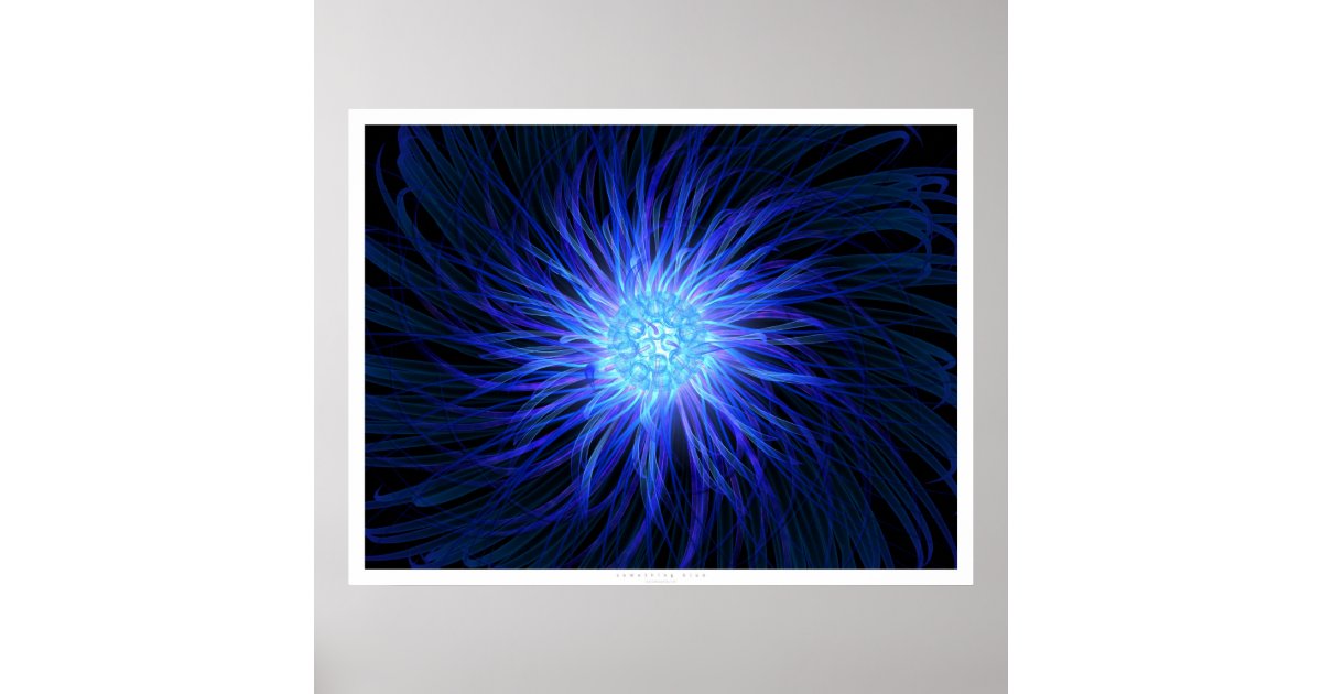 Something Blue Poster | Zazzle