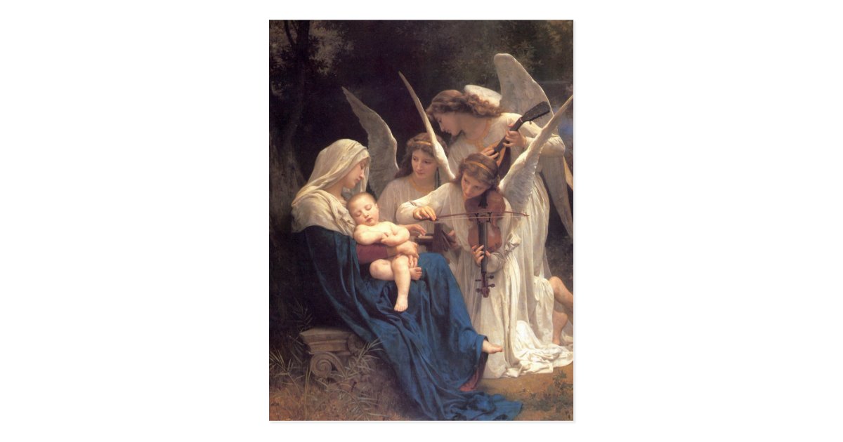 Song of the Angels - William-Adolphe Bouguereau Postcard | Zazzle.co.uk