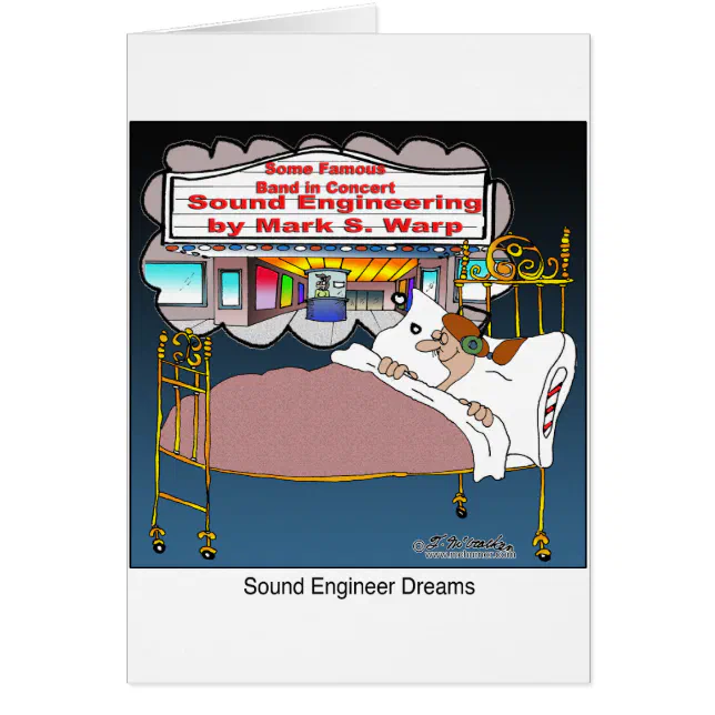 Sound Engineer Dreams | Zazzle