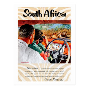 Vintage Safari Postcards | Zazzle UK