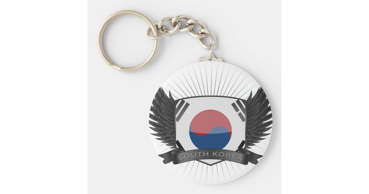 SOUTH KOREA KEY RING | Zazzle
