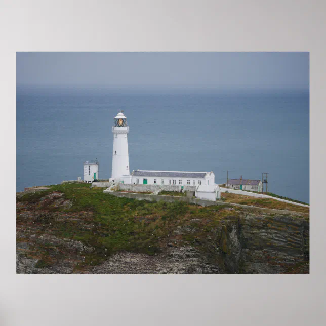 South Stack Lighthouse Poster | Zazzle